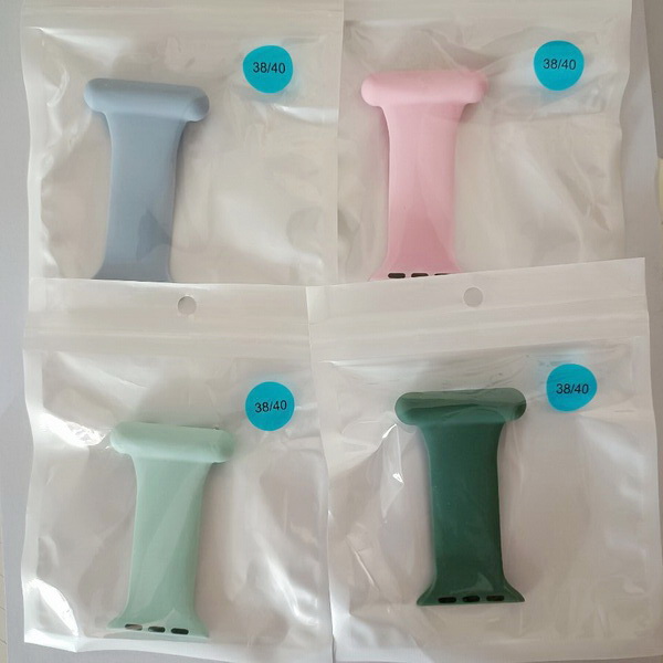 Apple Nurse Fob Watch Bands , Silicone Fob Watch Bands for Apple ...